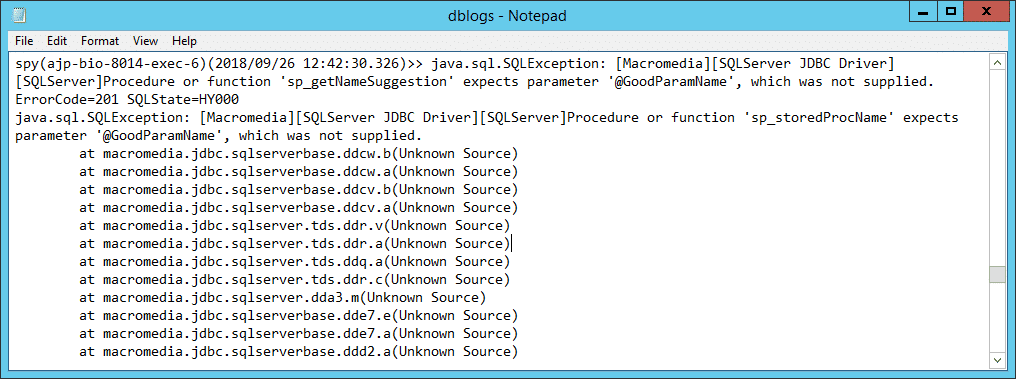 ColdFusion 11 Requires Accuracy When Naming Stored Procedure Parameters - Deep in the Code